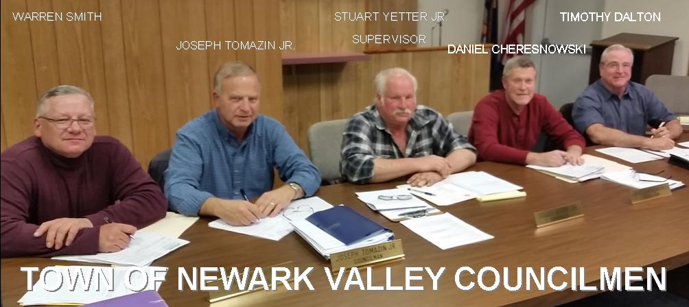 Town of Newark Valley Supervisor - Stuart Yetter